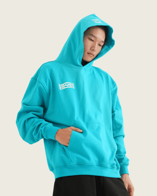 ELEMENTAL | FRENCH TERRY HOODIE [AQUA BLUE]